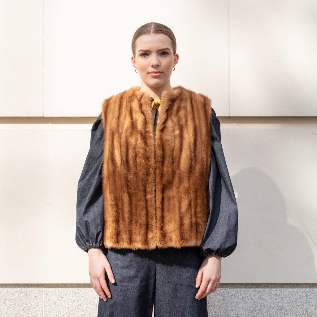 Milly Vintage Mink Gilet - Philippa London